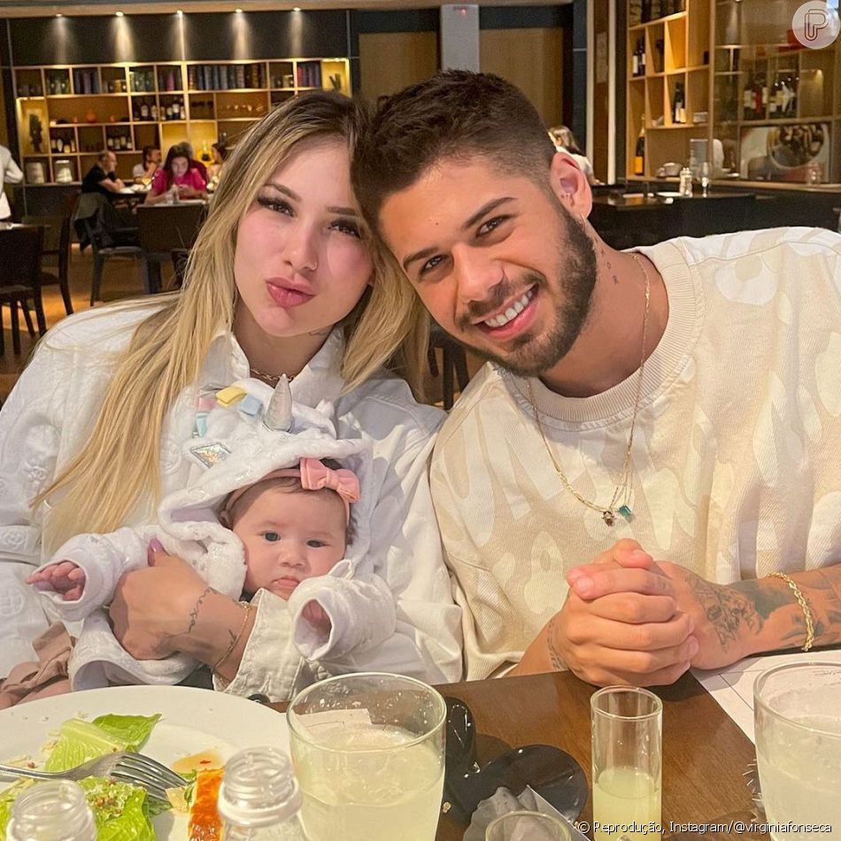 Maria Alice é filha de Virgínia Fonseca e do sertanejo Zé Felipe ...