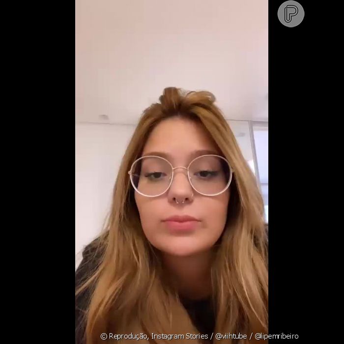 Viih Tube e Lipe Ribeiro gravam stories um com o outro, mostrando que ...