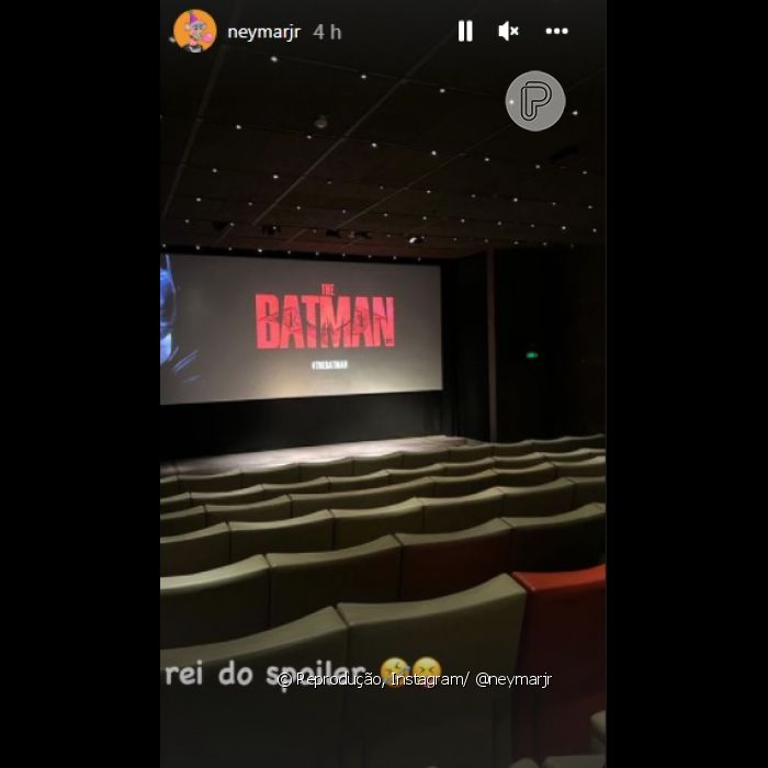 Neymar também assistiu ao 'The Batman' no evento - Purepeople
