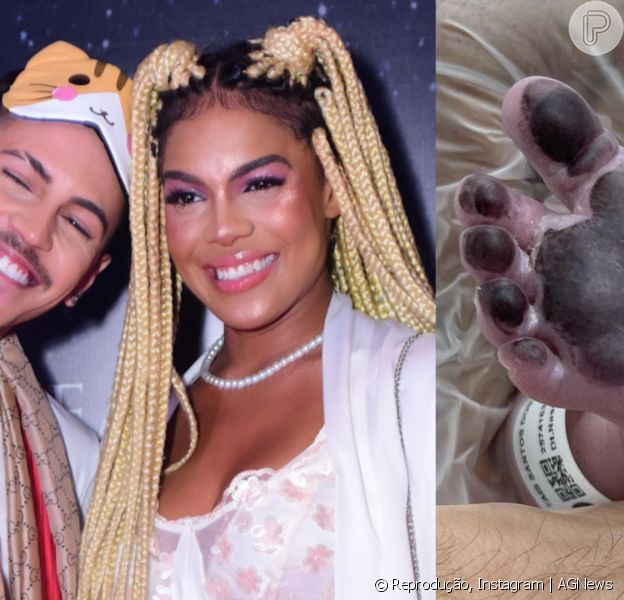 Biel e Tays Reis: nasce Pietra, primeira filha do casal. Veja foto do ...