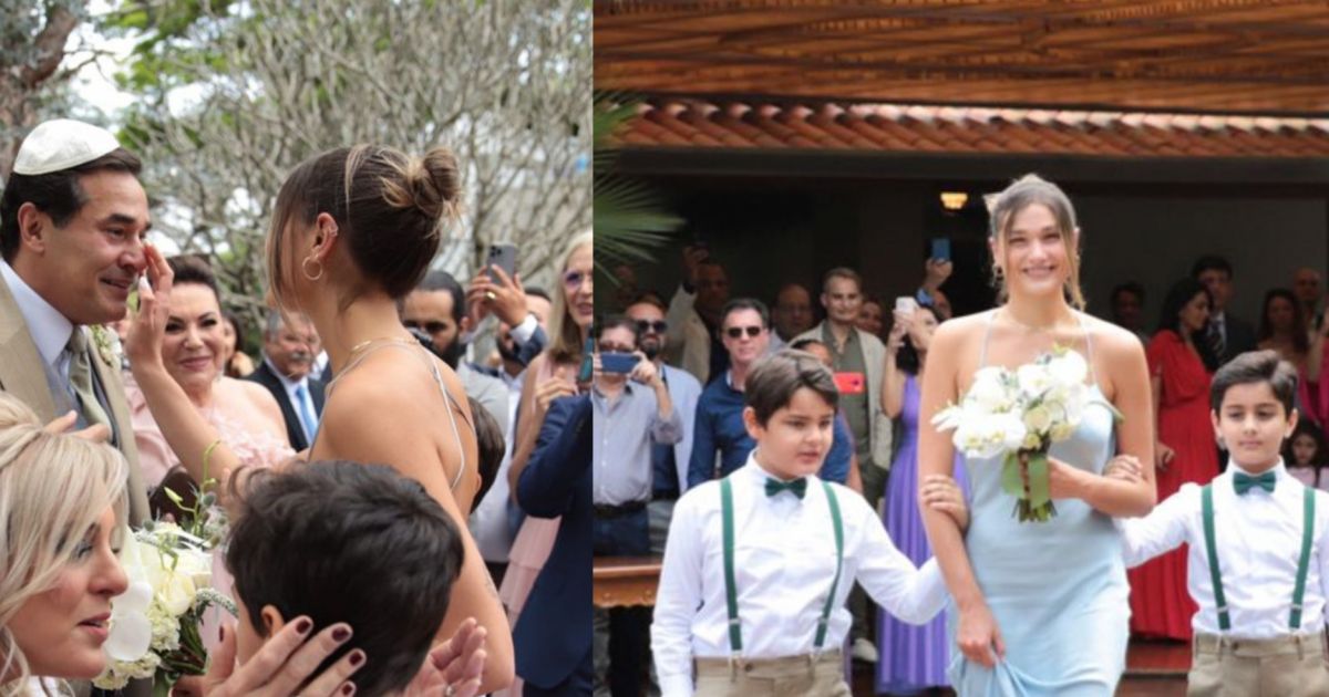 Filha de Xuxa, Sasha Meneghel surge com irmãos no casamento do pai ...