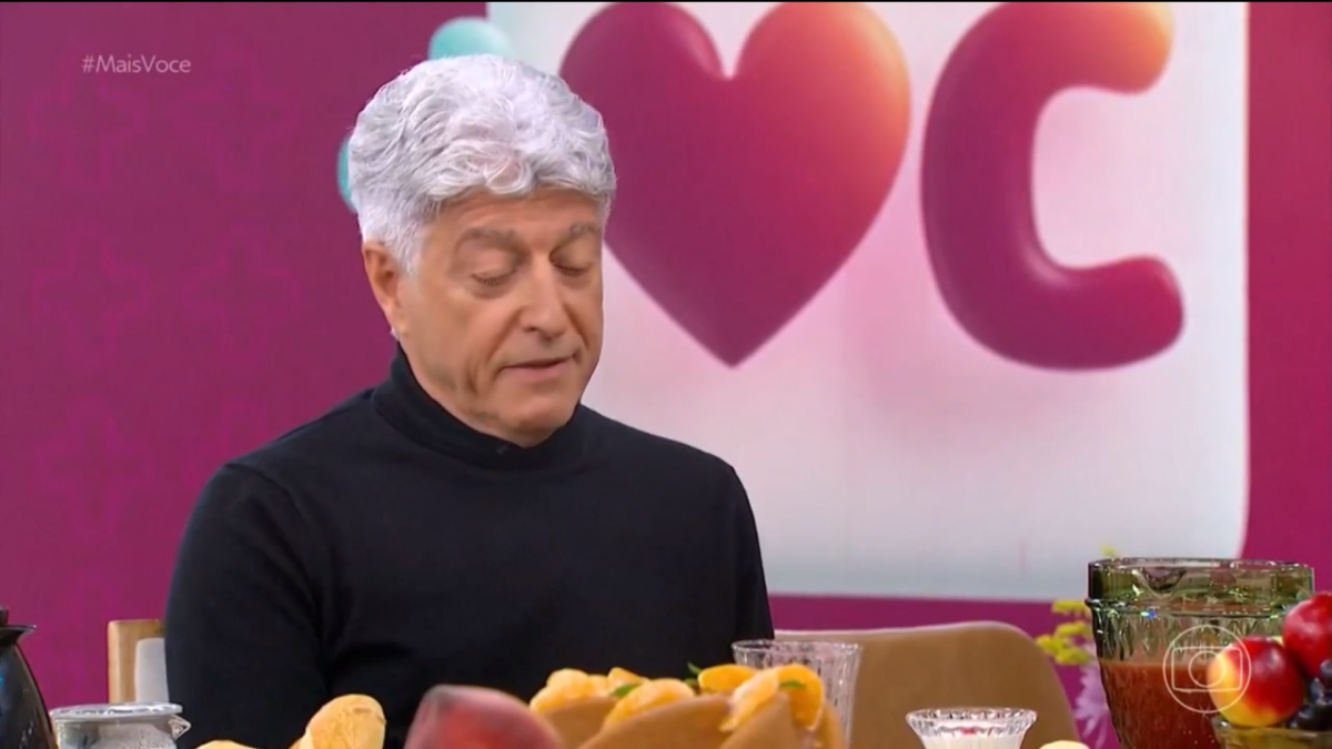 Foto: Caco Barcellos, visivelmente emocionado, falou da ex-namorada ...