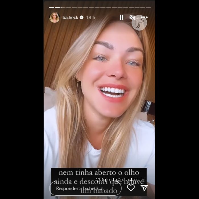 Bárbara Heck usou as redes sociais para explicar o comentário - Purepeople