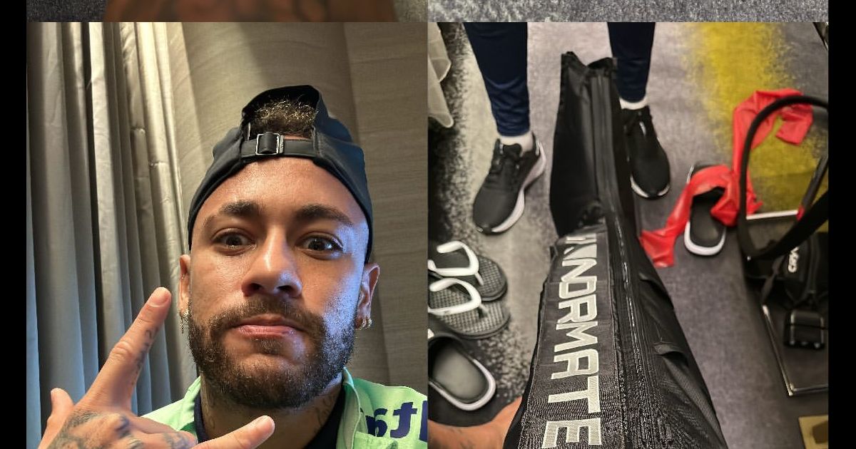 Neymar mostra evolução do tratamento do pé machucado - Purepeople