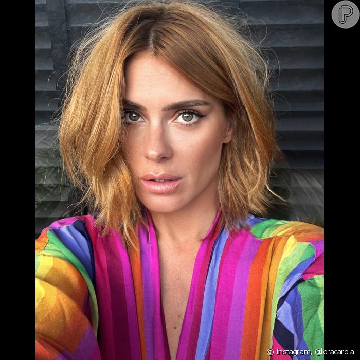 Carolina Dieckmann cortou o cabelo - Purepeople