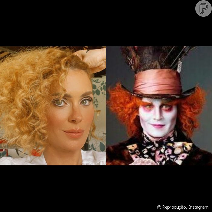 Carolina Dieckmann foi comparada com o Chapeleiro do filme Alice no ...