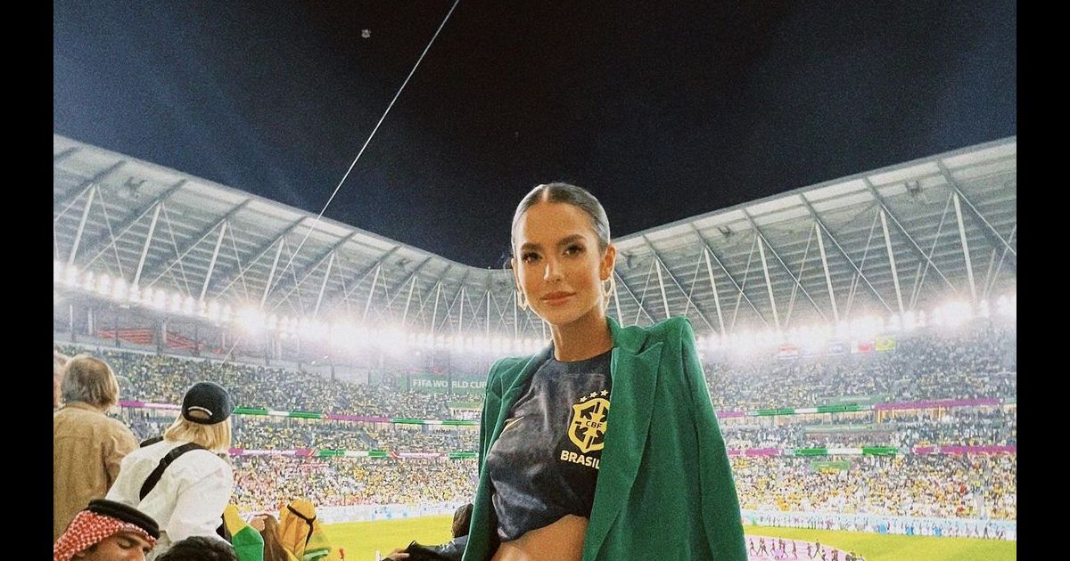 Jéssica Turini, affair de Neymar, estava no estádio para assistir ao ...
