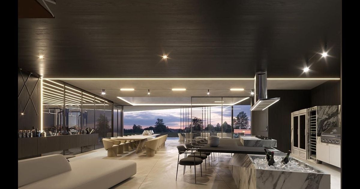 Mansão de Leo Santana e Lore Improta é um projeto do arquiteto Filipo ...