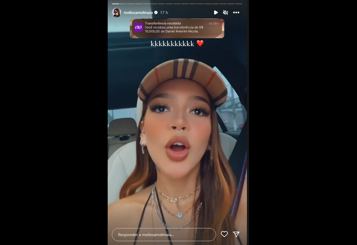 Foto: Namorado de Mel Maia, MC Daniel preferiu depositar R$ 10 mil na ...