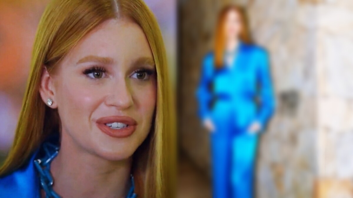 Foto: Marina Ruy Barbosa opta por look all blue para falar da estreia ...
