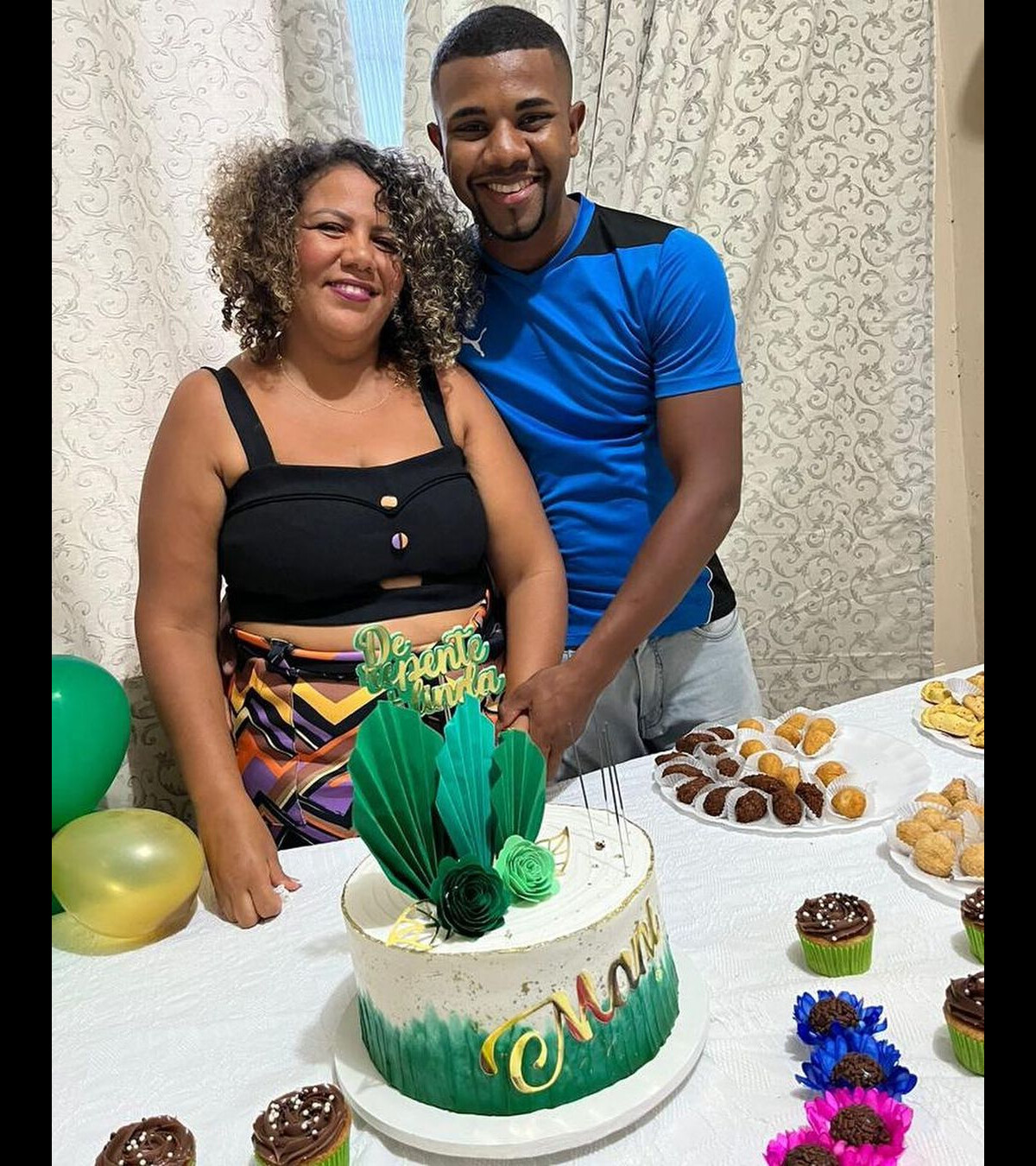 Foto: Mnai Reggo, esposa de Davi do 'BBB 24', completou 42 anos ...