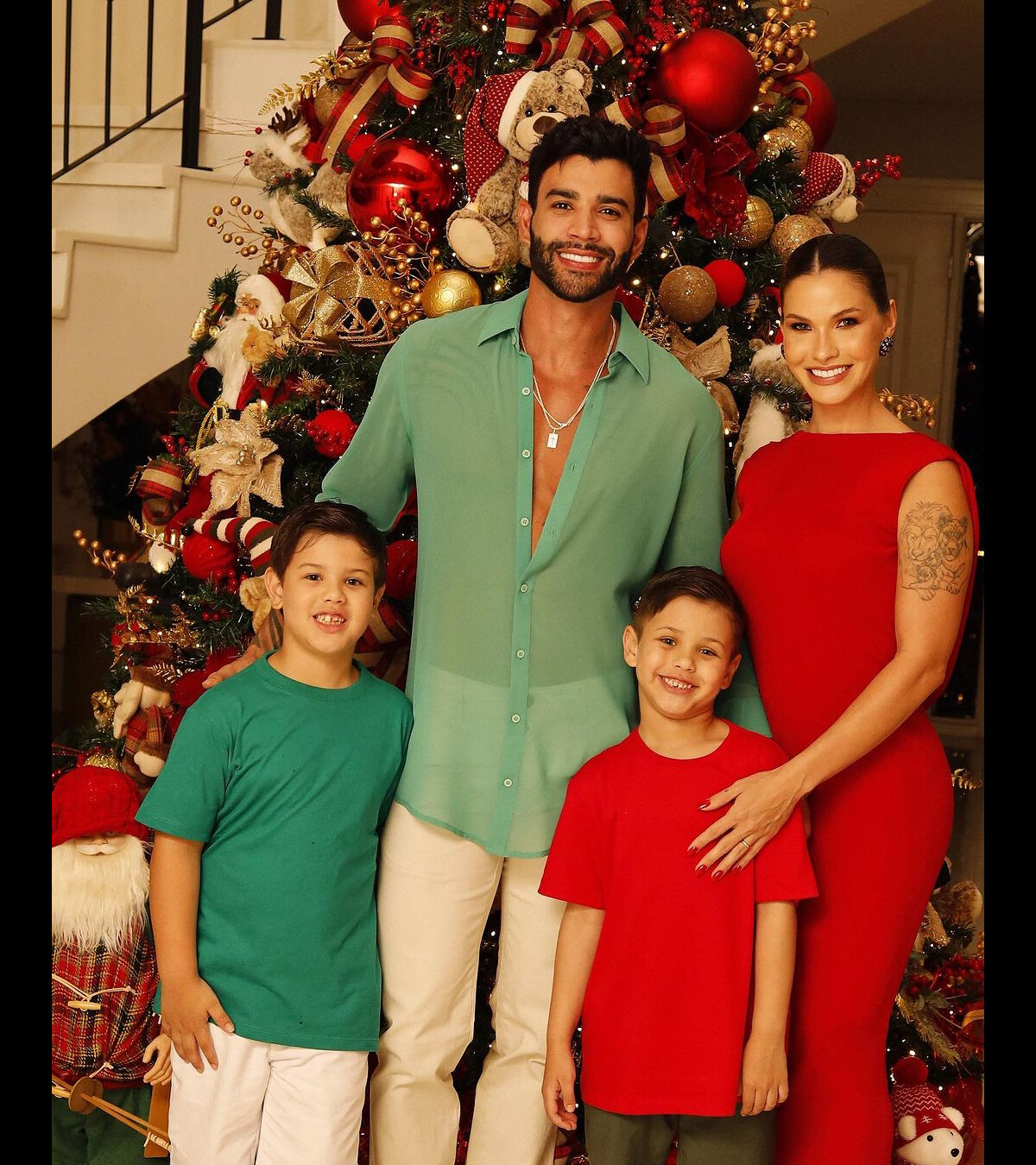 Foto: Gusttavo Lima e Andressa Suita são casados e pais de Gabriel e Samuel; os dois tiveram ...