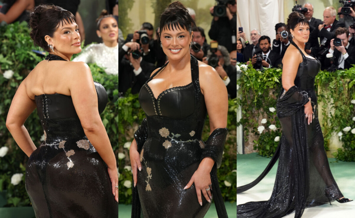Foto: Vestido com espartilho de Ashley Graham levou 500 horas para ser ...