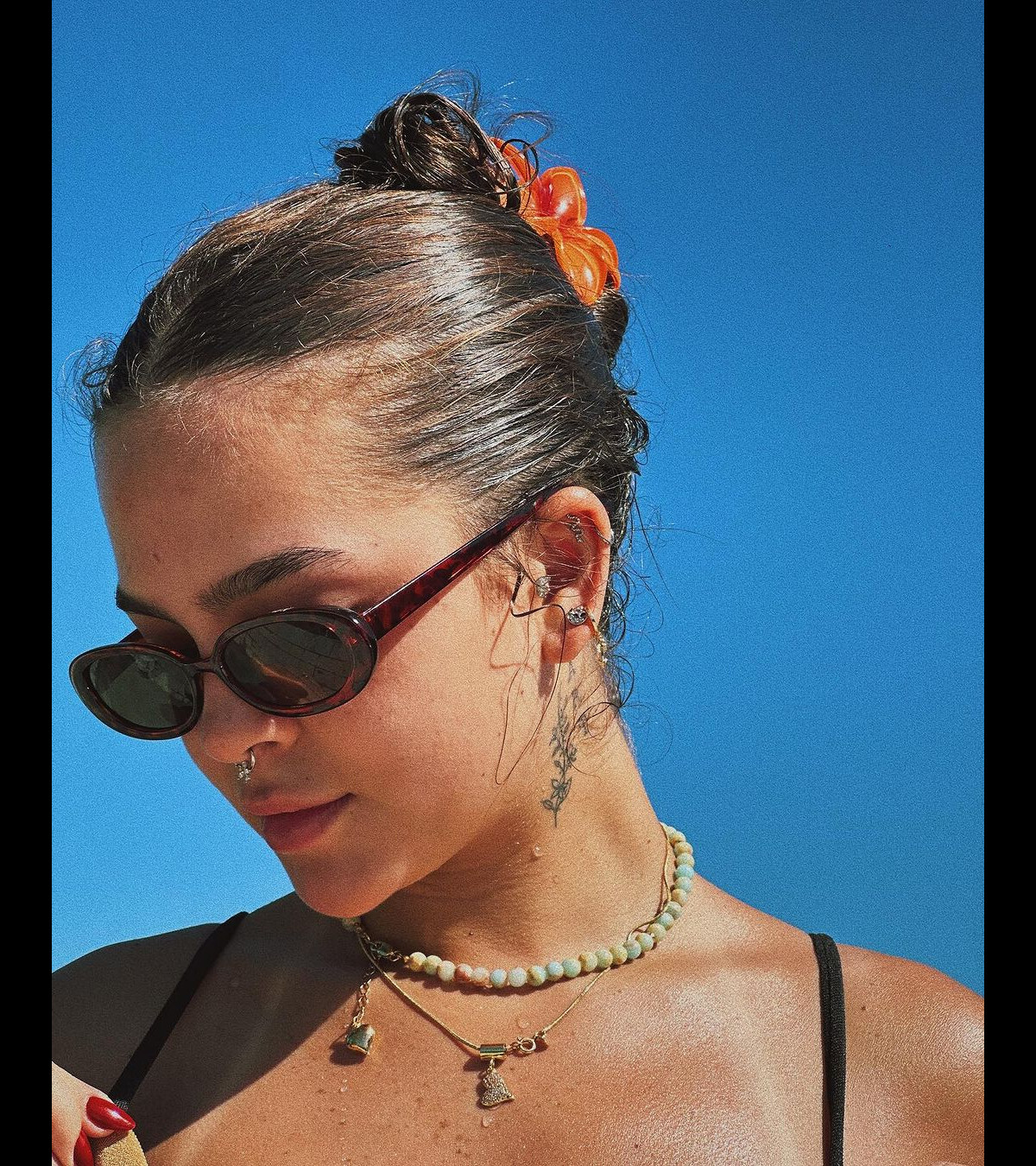 Foto: Mel Maia mostra raiz cacheada e pontas lisas em transição capilar ...