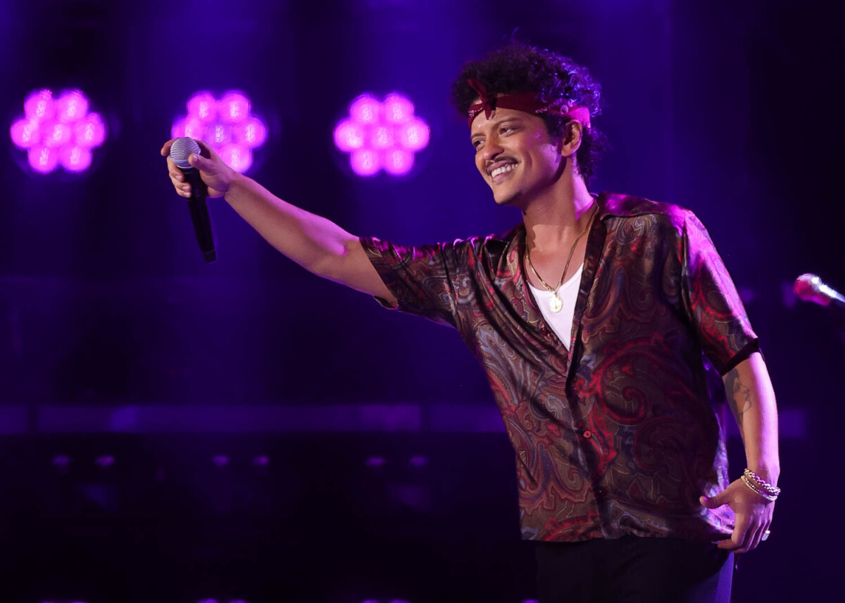 Foto: Bruno Mars completou 39 anos no Brasil - Purepeople