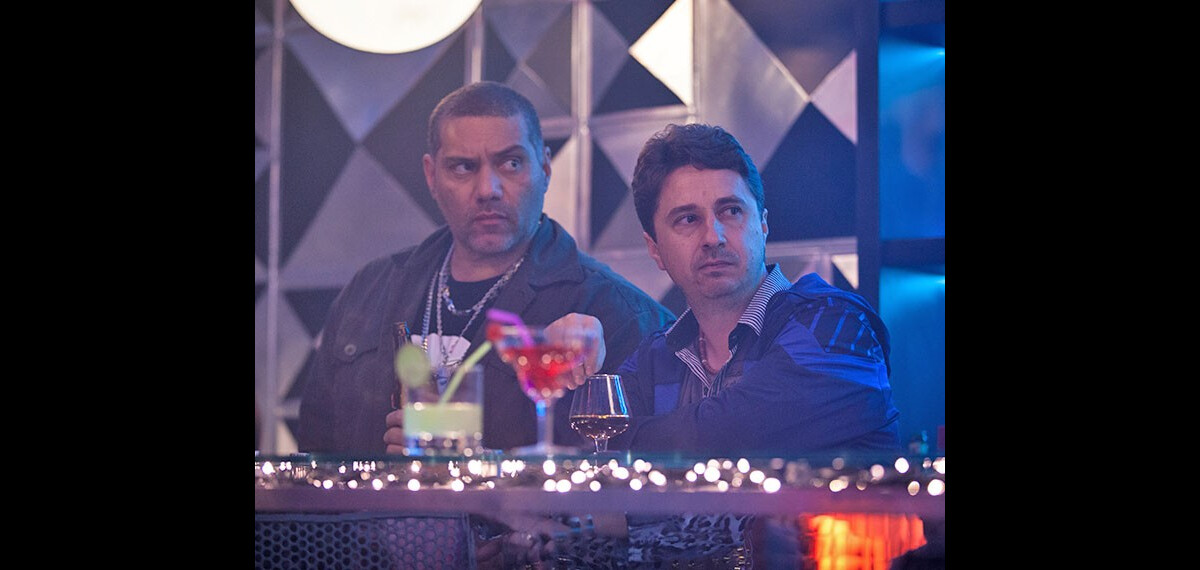 Foto: Sereno (Leandro Daniel), à direita, e Bazunga (Márcio Rosário ...