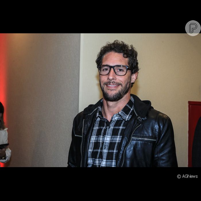 O apresentador e ex-judoca Flávio Canto prestigiou a pré-estreia do ...