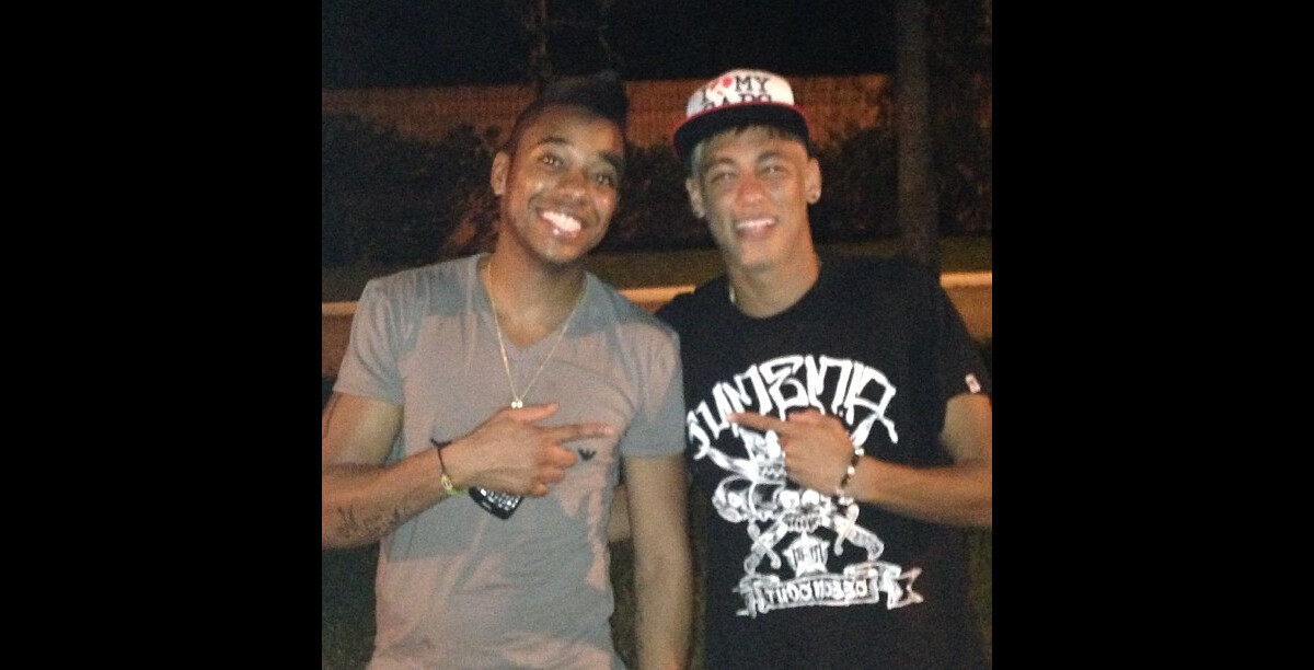 Foto: Neymar homenageia o amigo Robinho: 'Meu ídolo e irmão Robshow ...