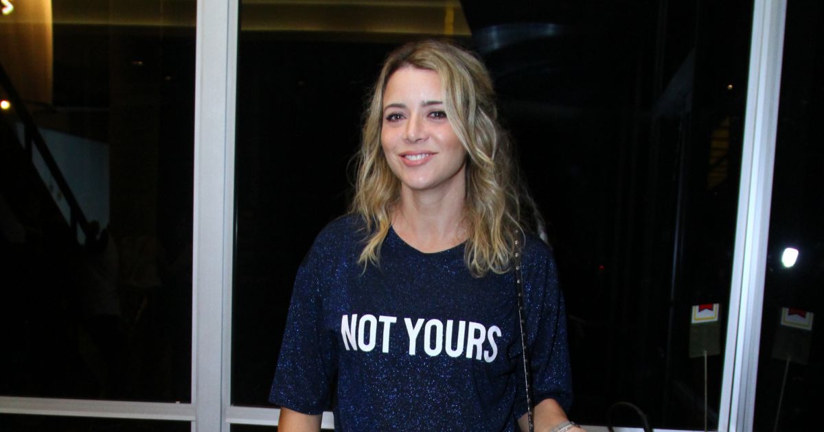 A atriz Christine Fernandes também marcou presença - Purepeople