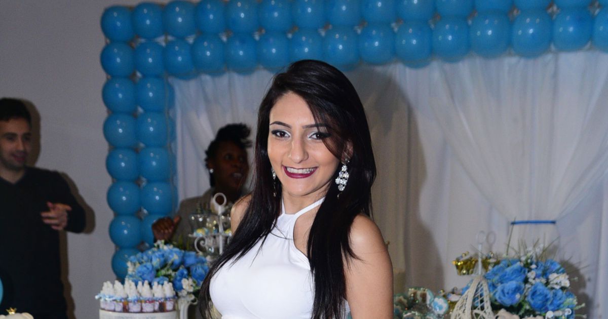 Thalyta Santos, mulher de Pepê, está grávida de quase 8 meses - Purepeople