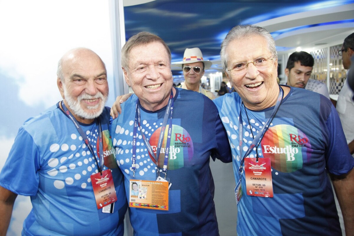 Foto: Boni recebe seus convidados no camarote Rio Samba e Carnaval, no ...