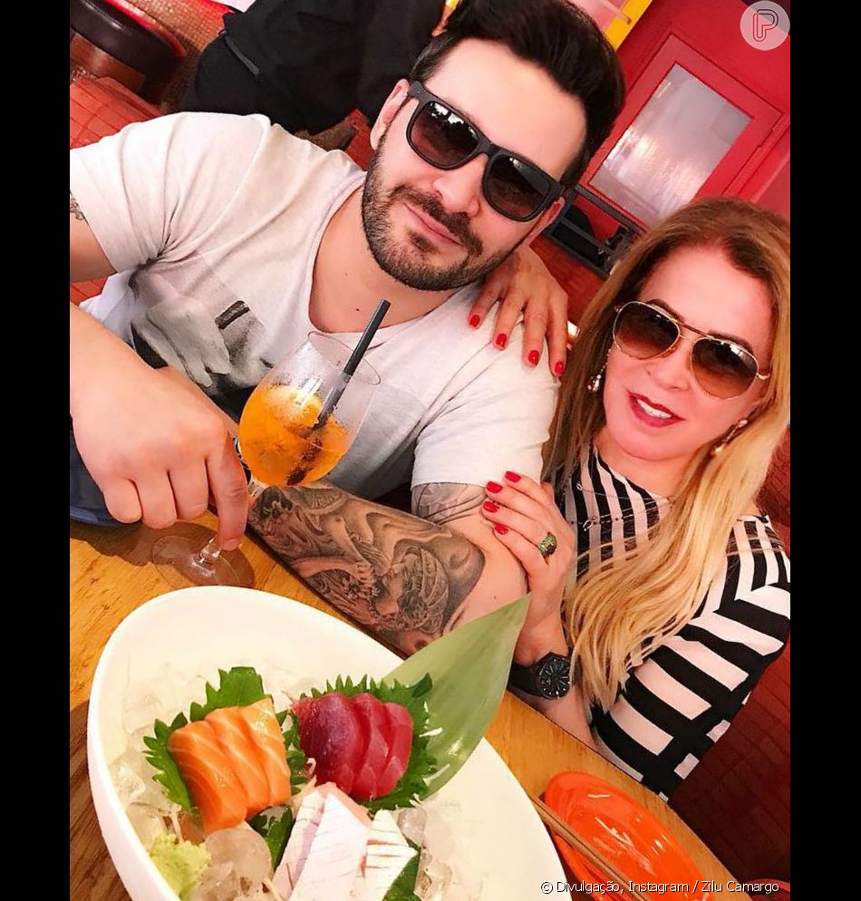 Zilu Camargo comemorou aniversário de namoro com Marco Augusto Ruggiero ...
