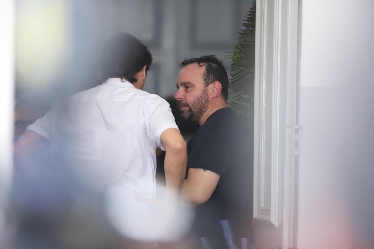 Foto: Jonas Torres se emocionou durante a cerimônia de despedida do ...