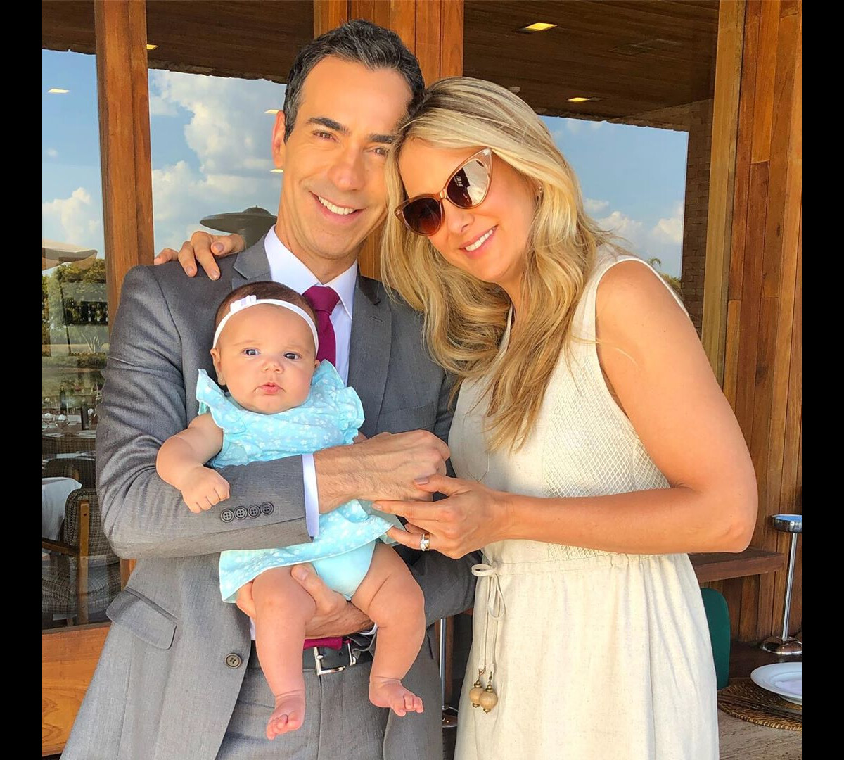Foto: Manuella é a primeira filha do casal Cesar Tralli e Ticiane ...