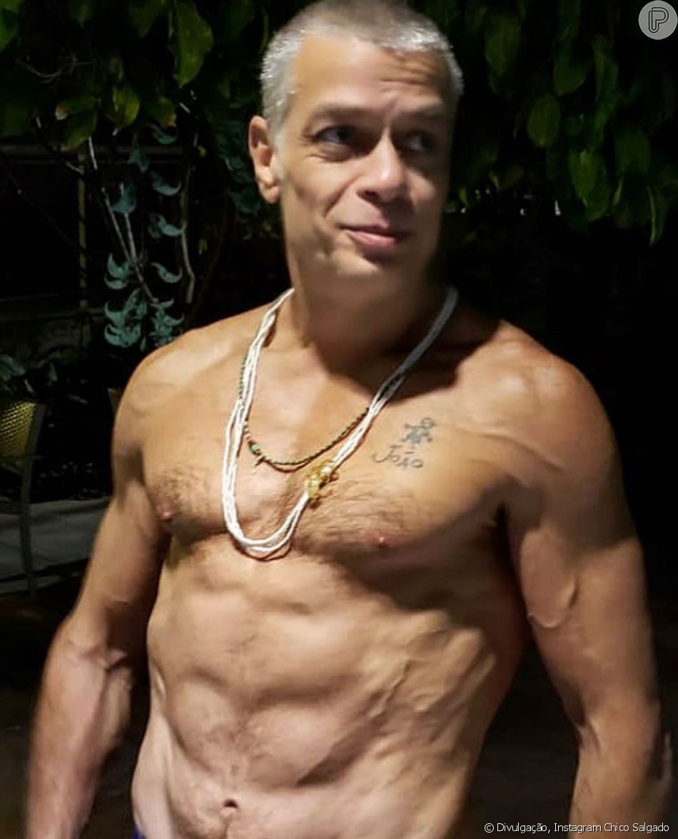 Fábio Assunção apareceu na TV Globo com um visual magro e sarado e ...