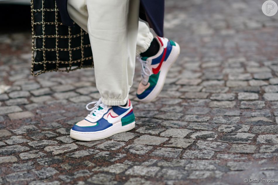 Tênis esportivo colorido está em alta - Purepeople