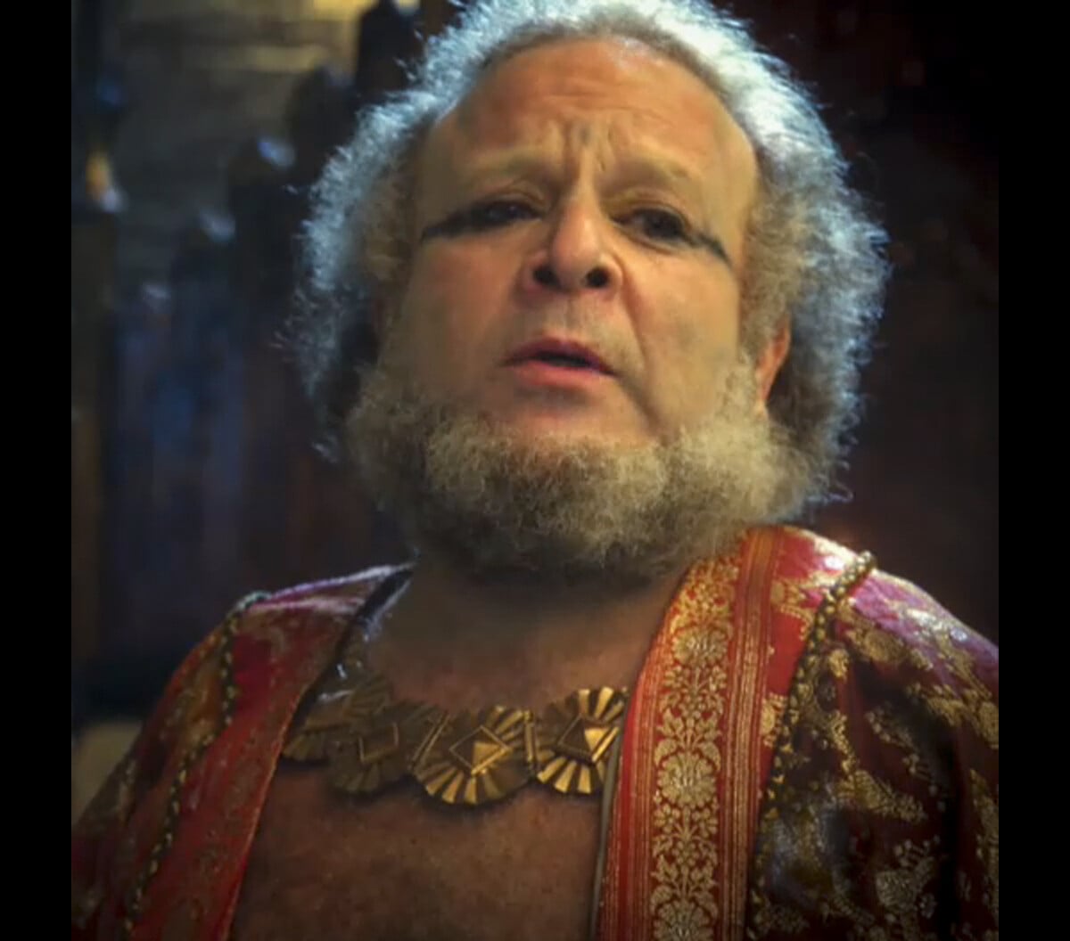 Foto: Na novela 'Gênesis', Bera (Charles Paraventi) é o rei de Sodoma ...
