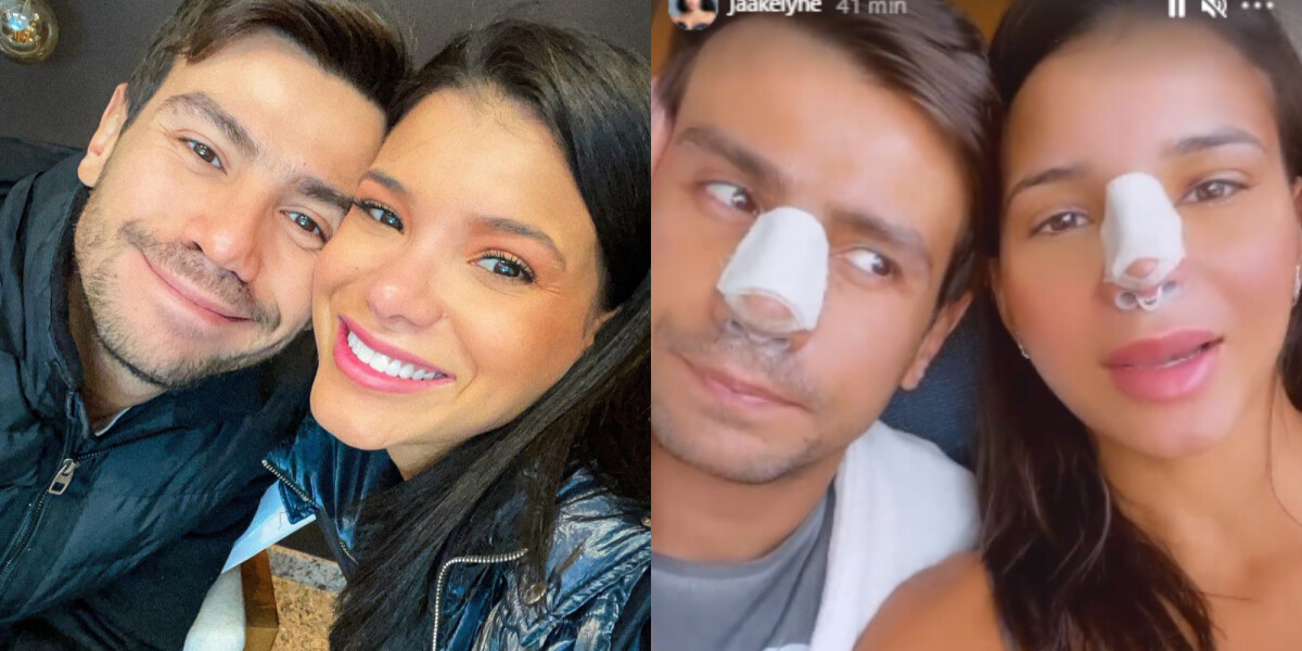 Foto: Jaquelyne e o sertanejo Mariano exibem fotos no quinto dia após a ...