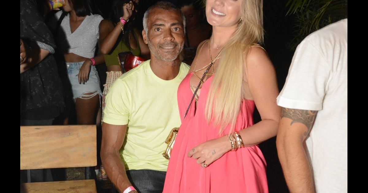 Romário e a namorada, Marcelle Ceolin, curtiram 'Numanice', show de ...