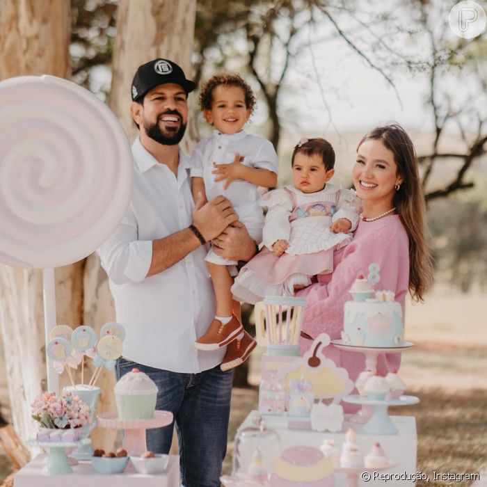 Biah Rodrigues é mãe de Fernanda, de 8 meses, e Theo, de 2 anos, do ...