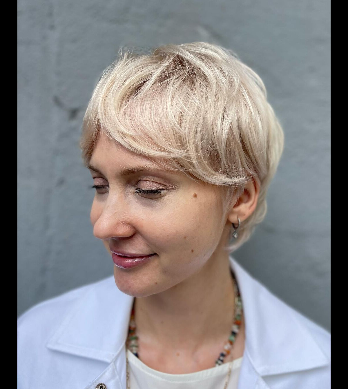 Foto: Milky blonde em cabelo curto: esse visual é inspirador para quem ...