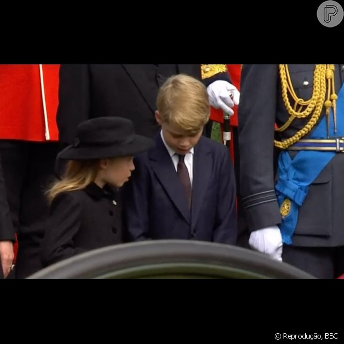 Momentos de Príncipe George e Princesa Charlotte em funeral de Rainha Elizabeth II viralizaram ...