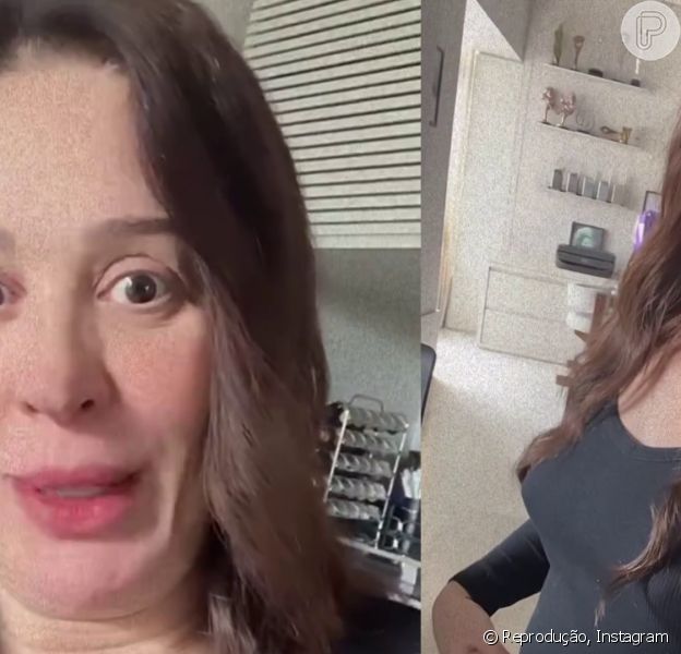 Gravidez de Claudia Raia, aos 55 anos: atriz exibe barriga de gravidez ...