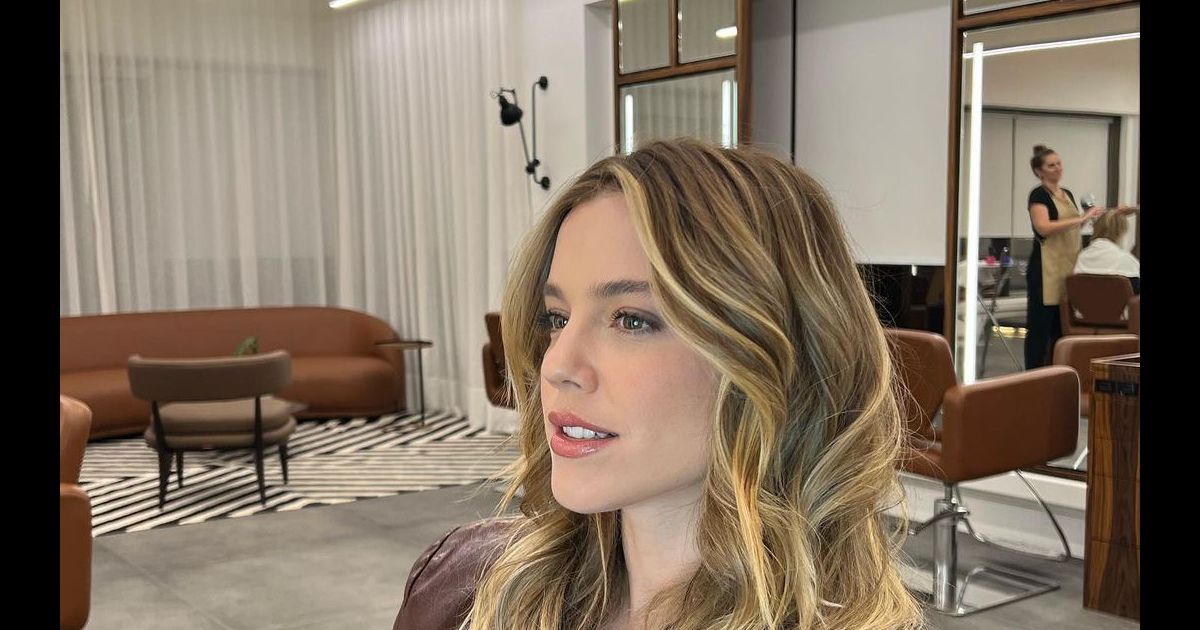 Alice Wegmann mostrou resultado de transformação para cabelo loiro no ...