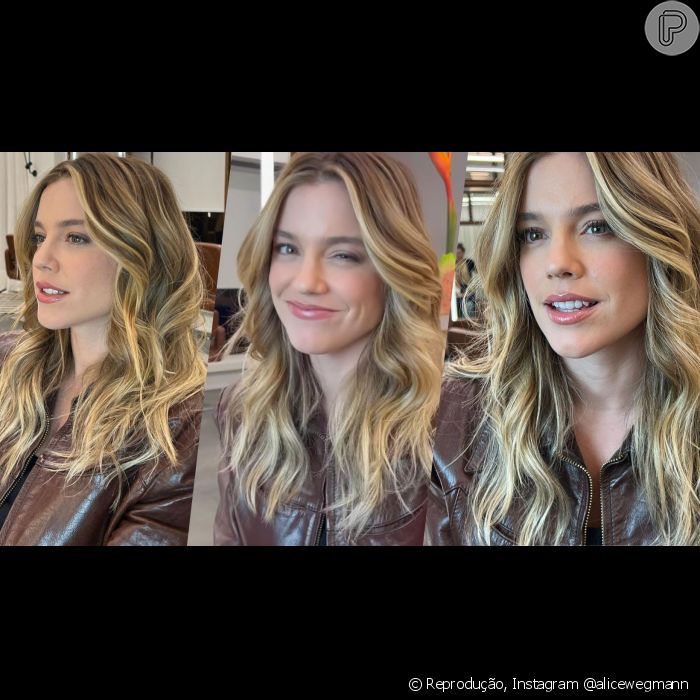 De cabelo loiro, Alice Wegmann revela inspiração fofa e inusitada para ...