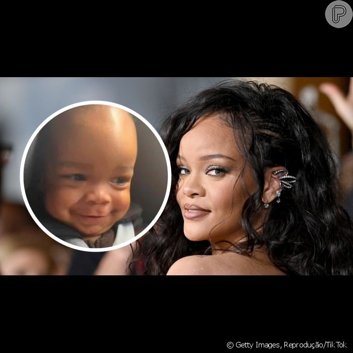 Rihanna foi obrigada a mostrar rosto do filho - Purepeople