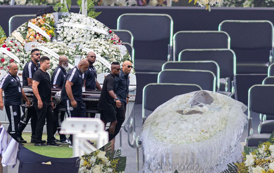 Fotos: corpo de Pelé é velado na Vila Belmiro. Família, fãs e ...