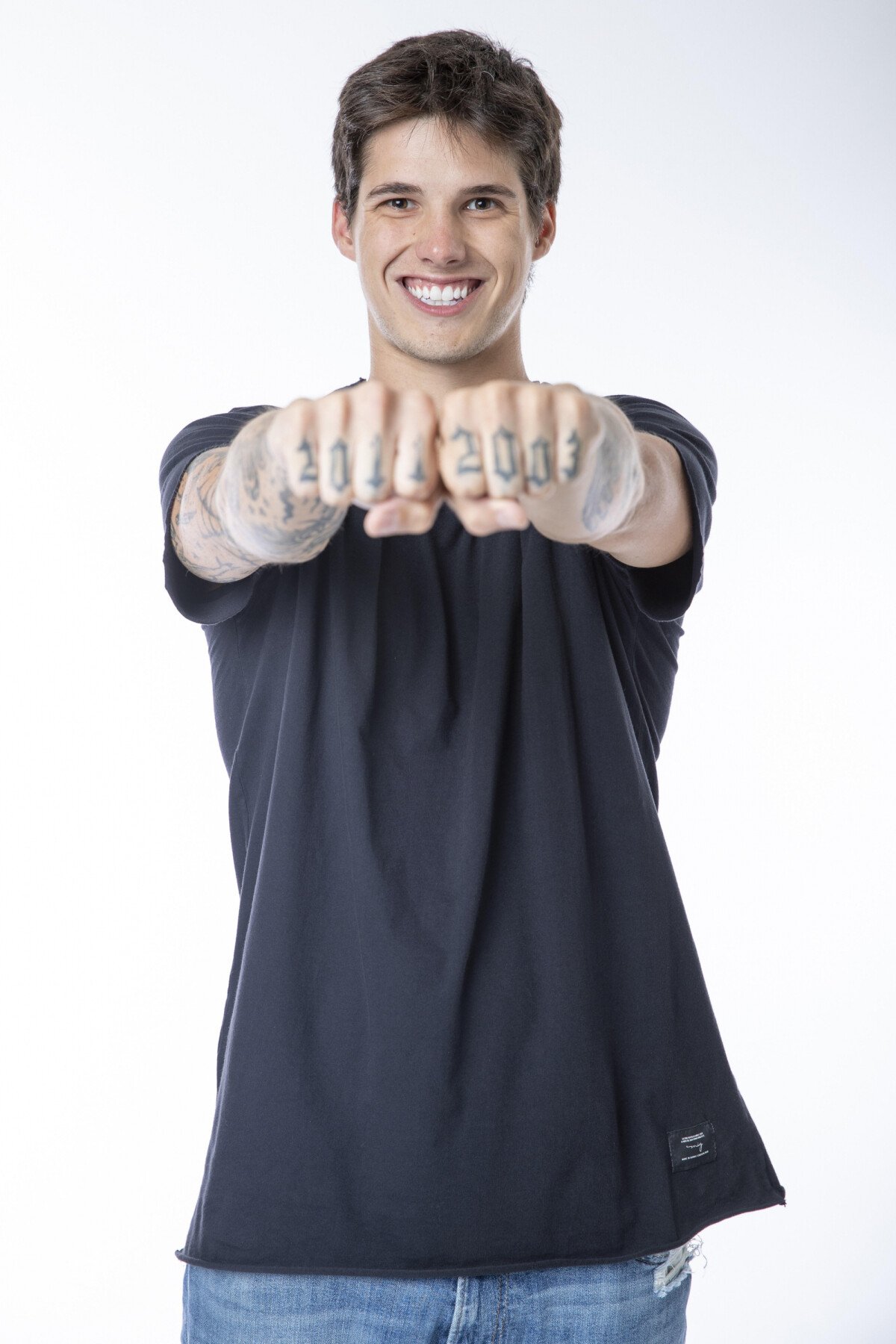 Foto: Gabriel Fop, do 'BBB 23', falou: 'C*ralho, passa a mão no cabelo ...