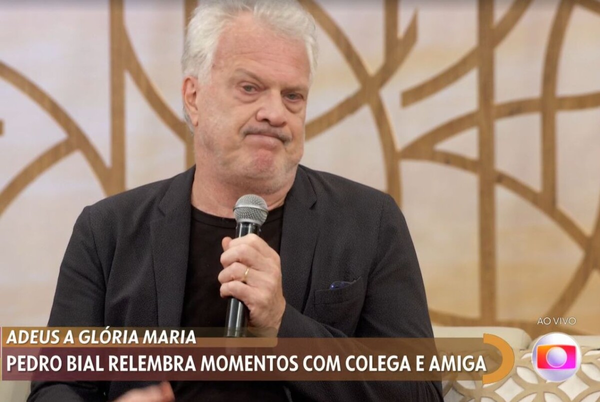 Foto: 'Gloria Maria estava sofrendo muito', contou Pedro Bial - Purepeople