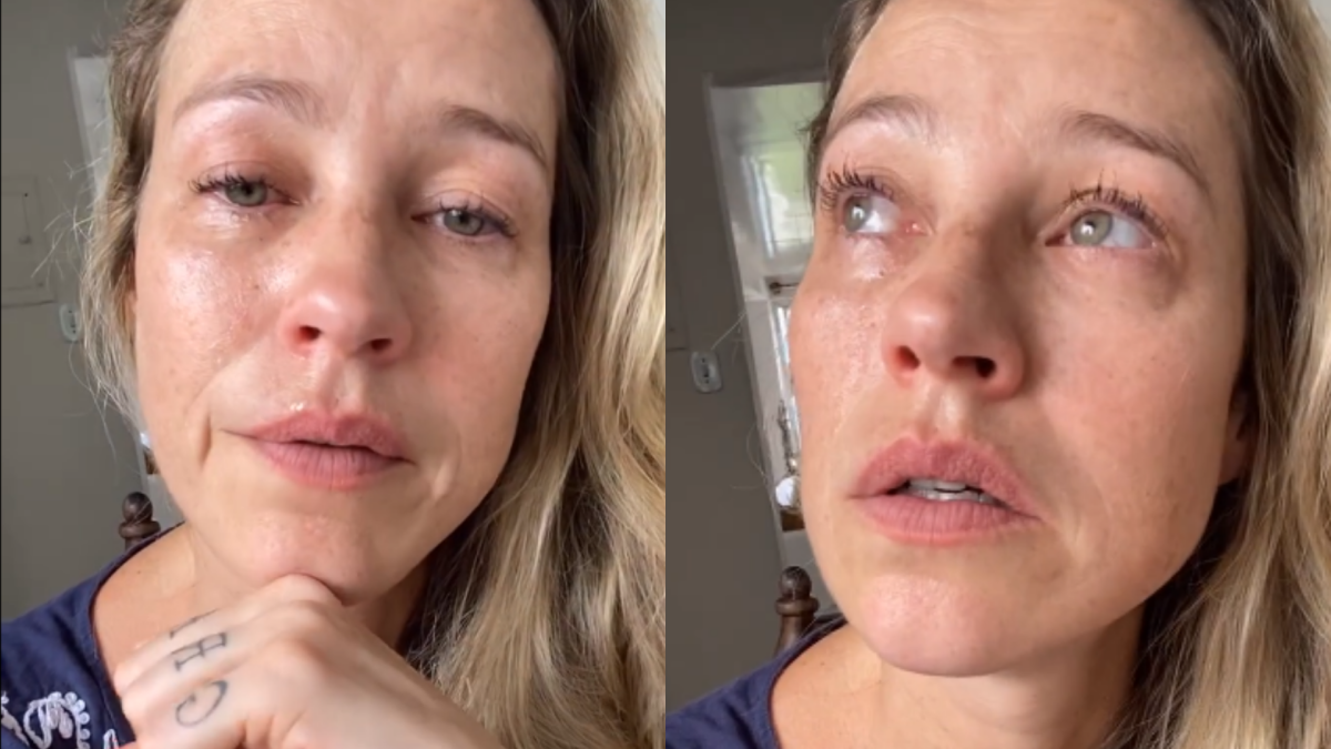 Foto: Luana Piovani surgiu aos prantos, na manhã desta segunda-feira ... Foto: Luana Piovani surgiu aos prantos, na manhã desta segunda-feira ...