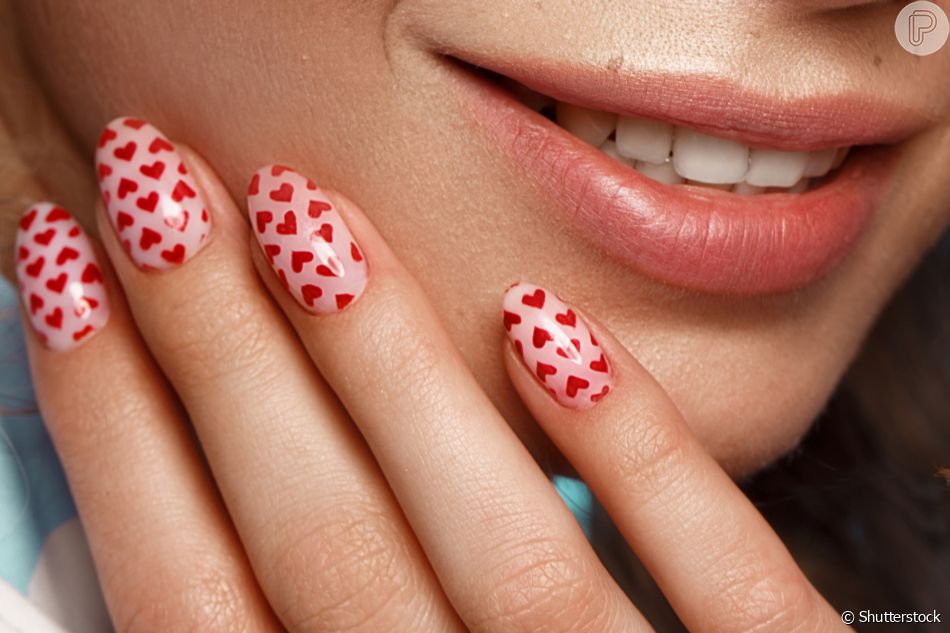 Unhas decoradas românticas: nail arts fáceis, delicadas e marcantes ...