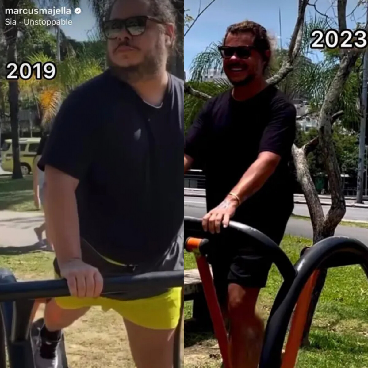 Foto: Marcus Majella impressionou com fotos antes e depois durante seu ...