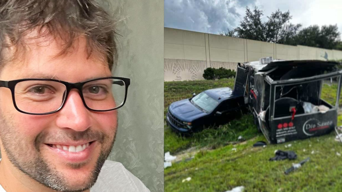 Foto Gustavo Leão O Food Truck Do Ex Ator Passou Por Uma Aquaplanagem