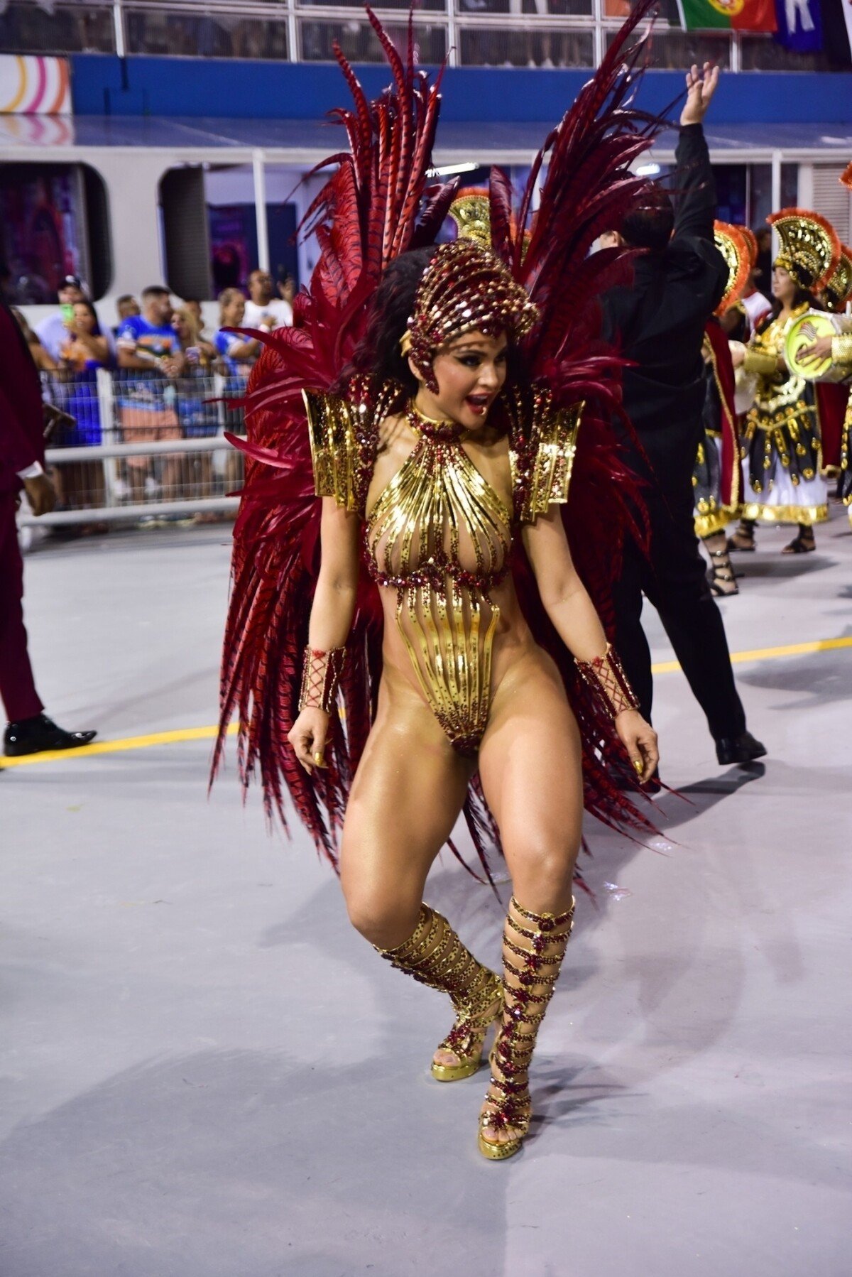 Foto: Carnaval 2024: a rainha de bateria da Independente Tricolor é Mileide Mihaile - Purepeople