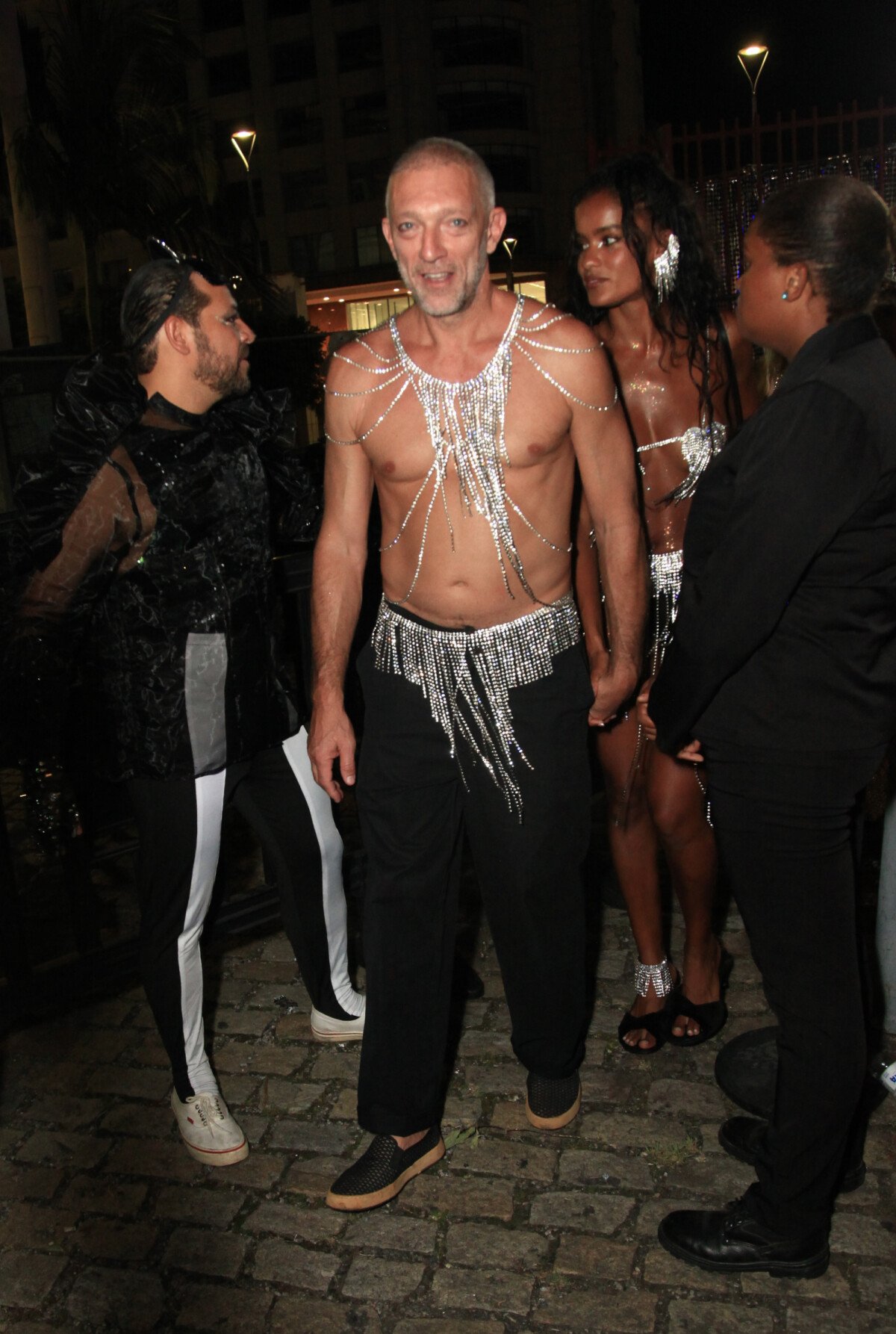 Foto: Baile da Arara 2024: o ator francês Vincent Cassel compareceu ao ...