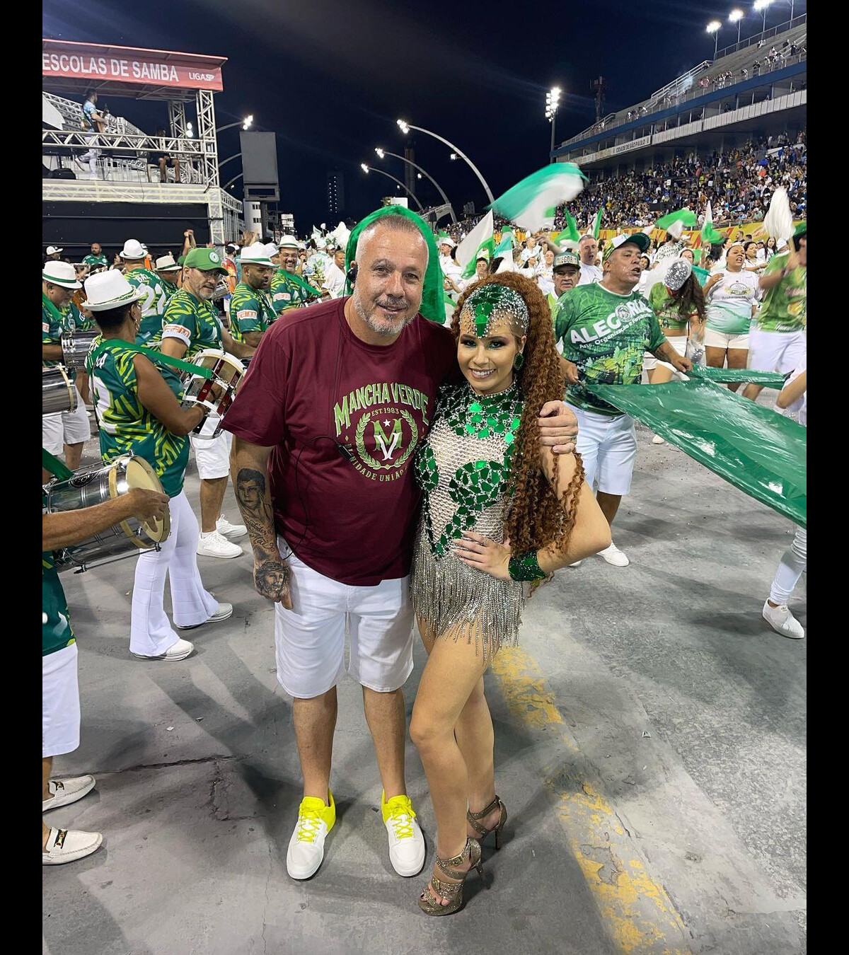 Foto: Substituta de Viviane Araújo no Desfile das Campeãs 2024, Duda ...